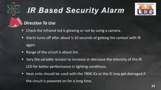 IR Based Security Alarm | PPTX