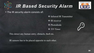 IR Based Security Alarm | PPTX