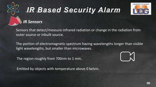 IR Based Security Alarm | PPTX