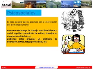 SEGURIDAD Y SALUD OCUPACIONAL by SASMI PERÚ | PDF