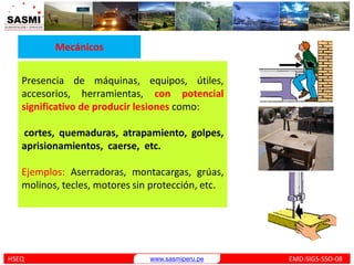 SEGURIDAD Y SALUD OCUPACIONAL by SASMI PERÚ | PDF