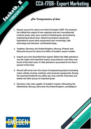 Sweden Exports & Imports | PDF