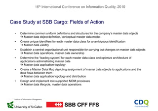 Enterprise Master Data Architecture: Design Decisions and Options | PPT