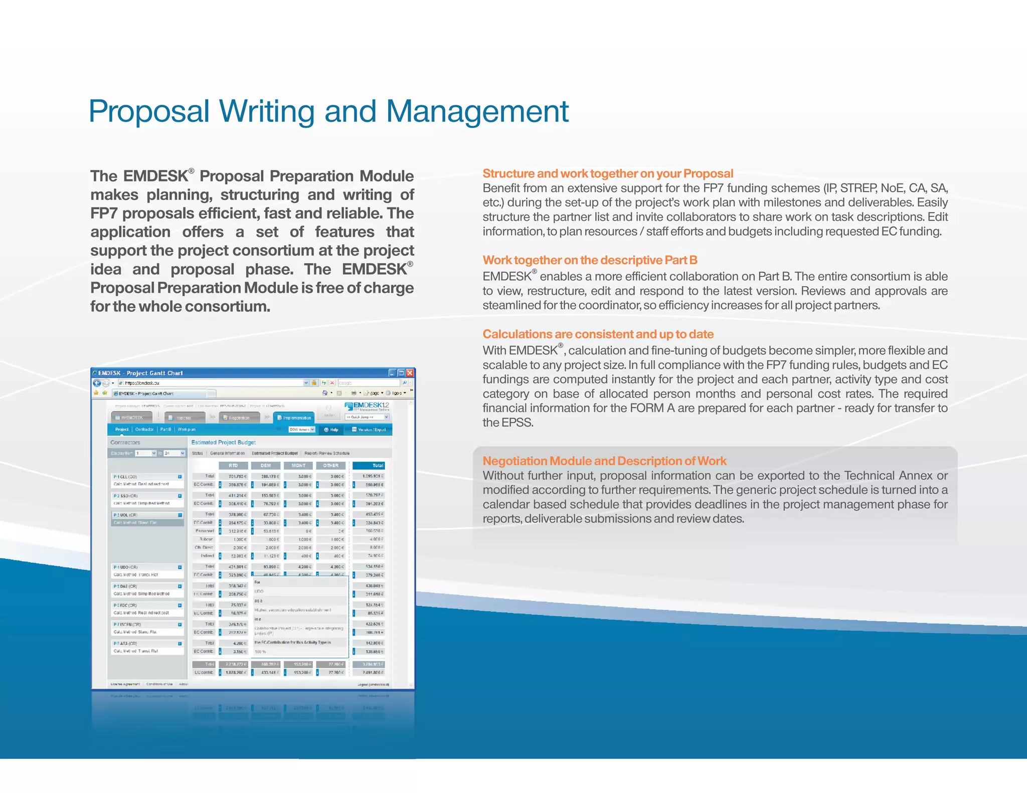Emdesk Information Brochure | PDF