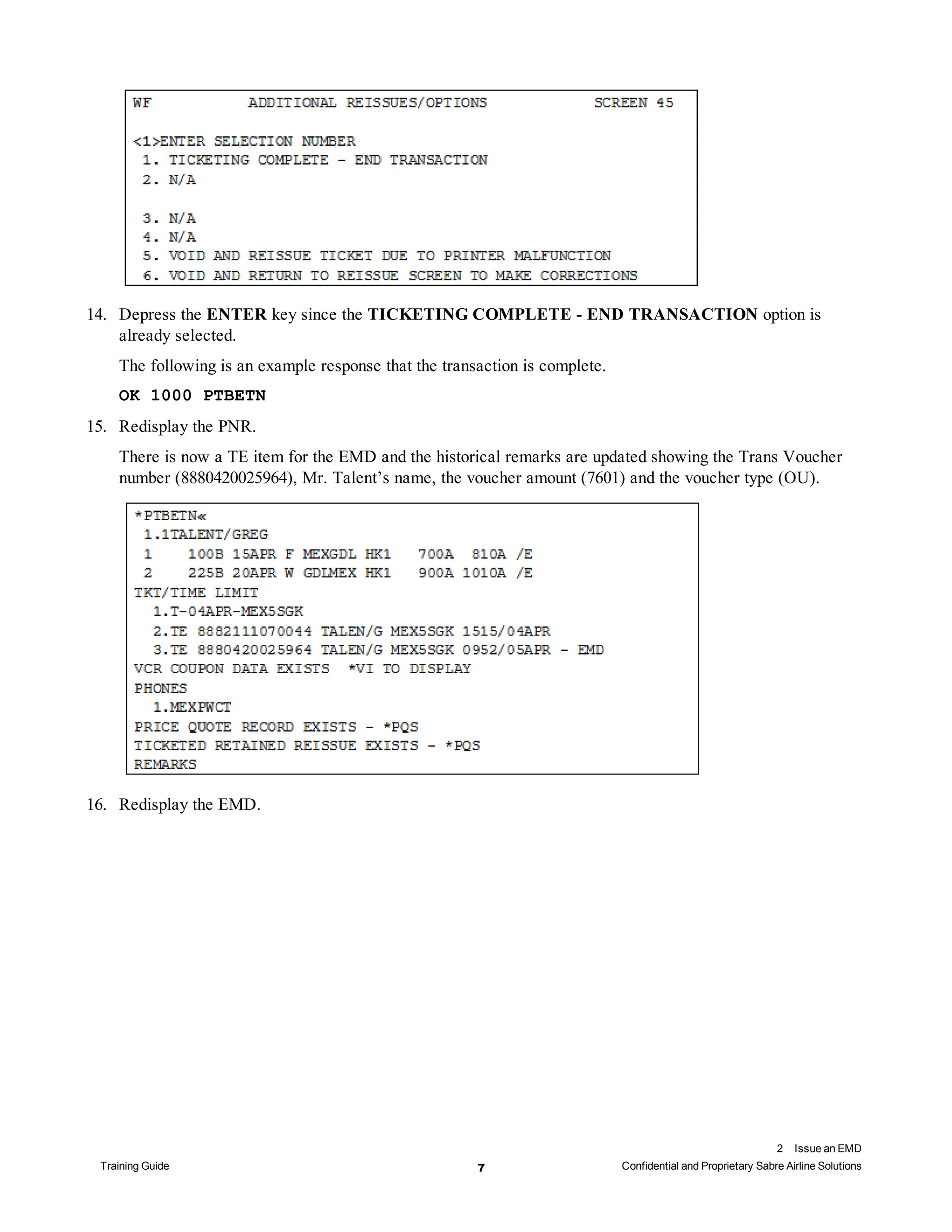 Sabre GDS Reservation system and ticketing 5 | PDF