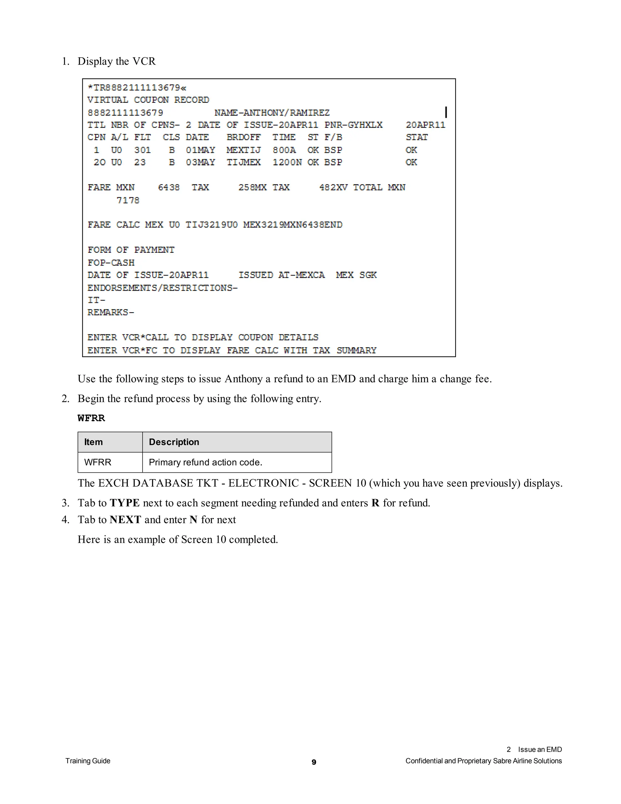Sabre GDS Reservation system and ticketing 5 | PDF