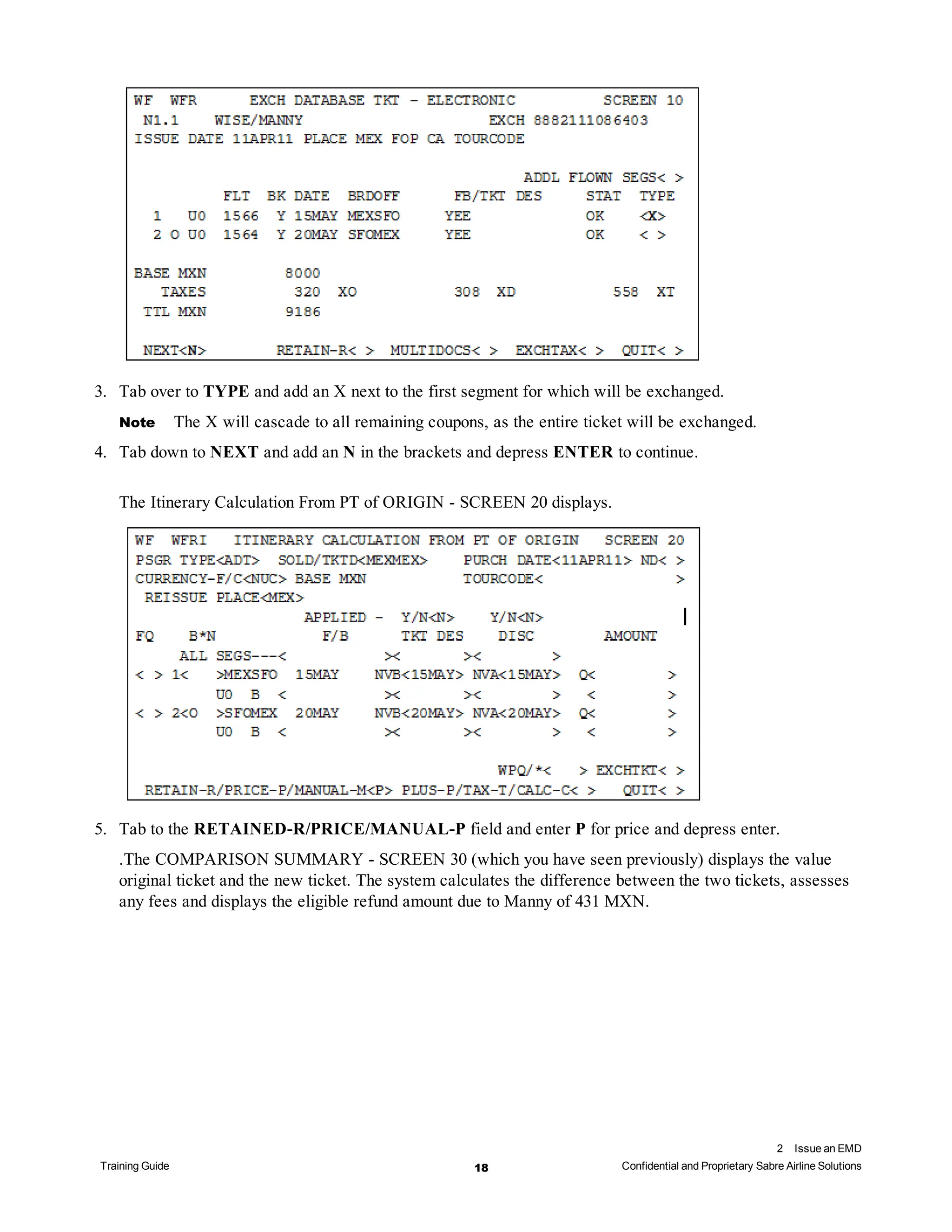 Sabre GDS Reservation system and ticketing 5 | PDF