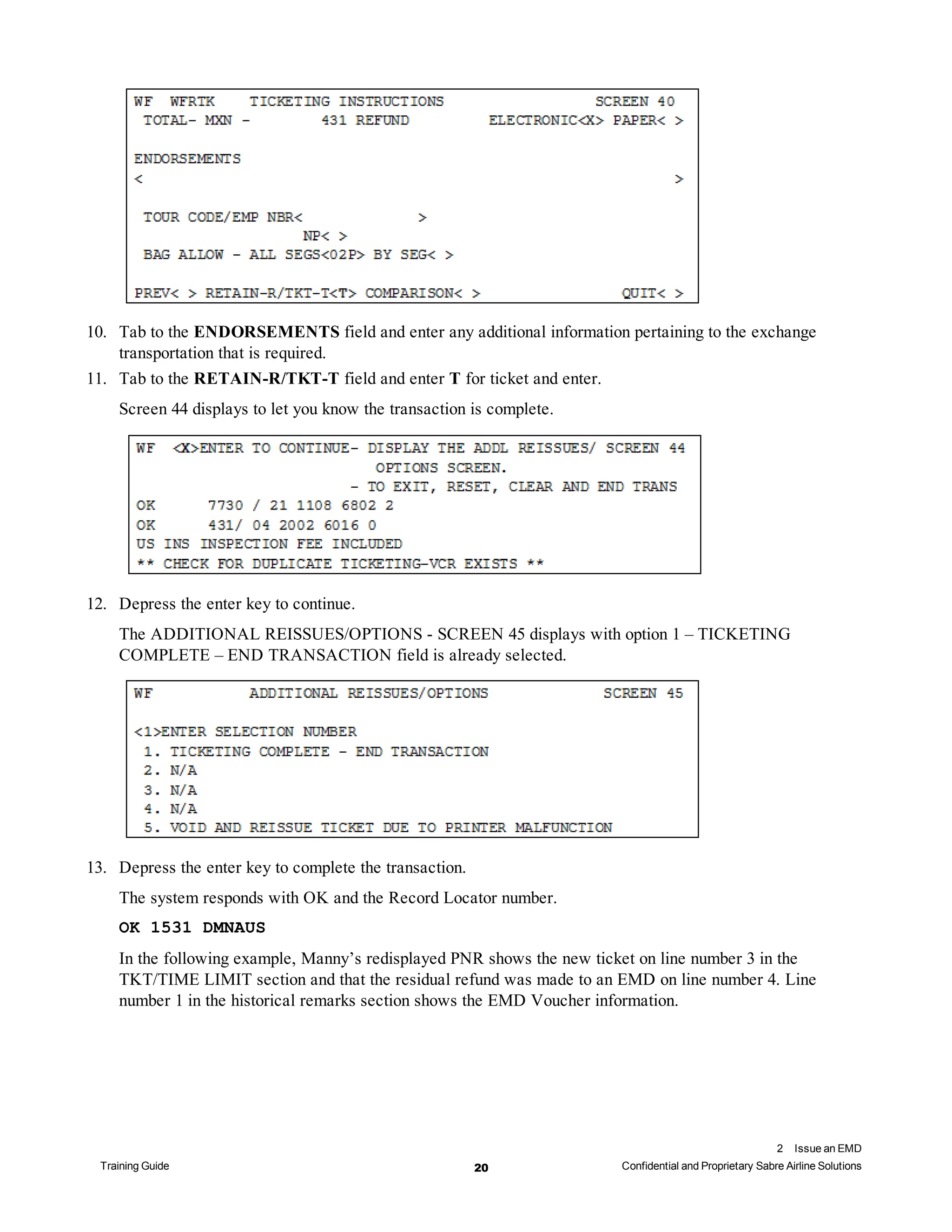 Sabre GDS Reservation system and ticketing 5 | PDF