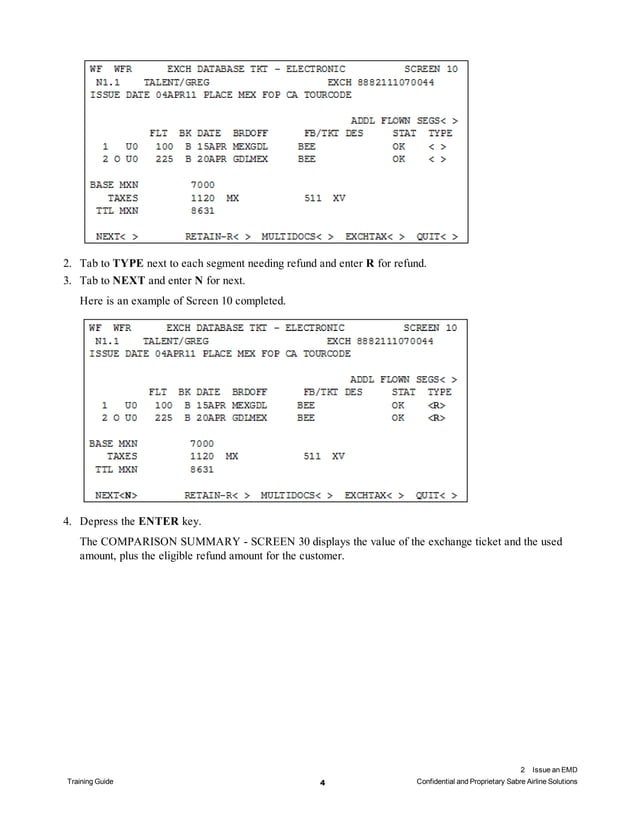 Sabre GDS Reservation system and ticketing 5 | PDF