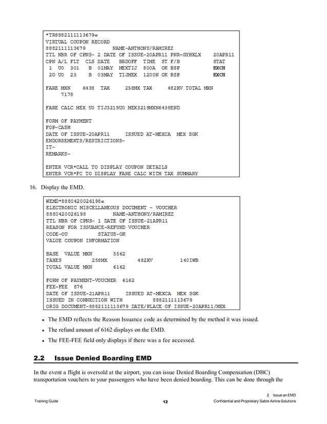 Sabre GDS Reservation system and ticketing 5 | PDF