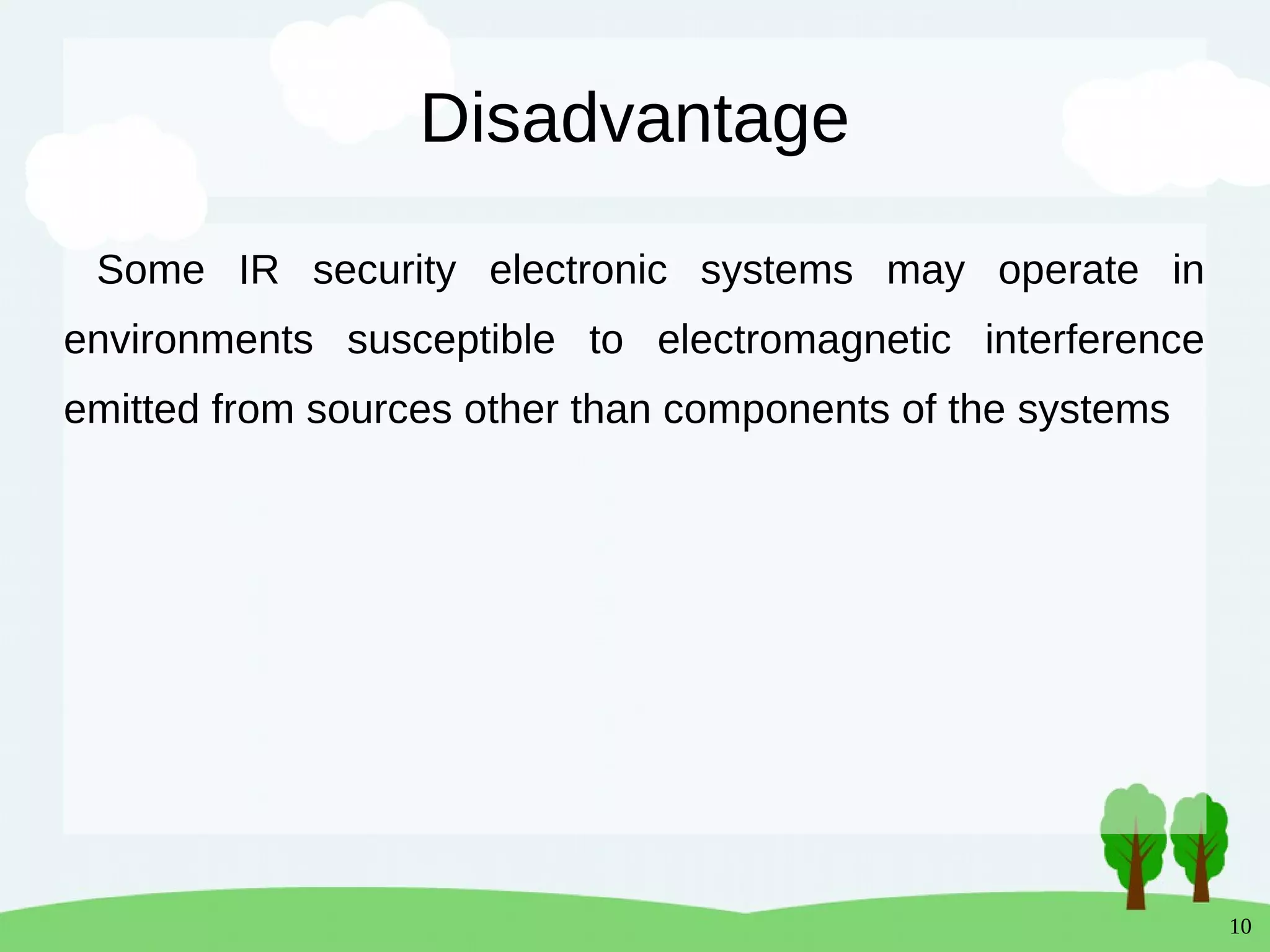 Ir based security alarm system | PDF