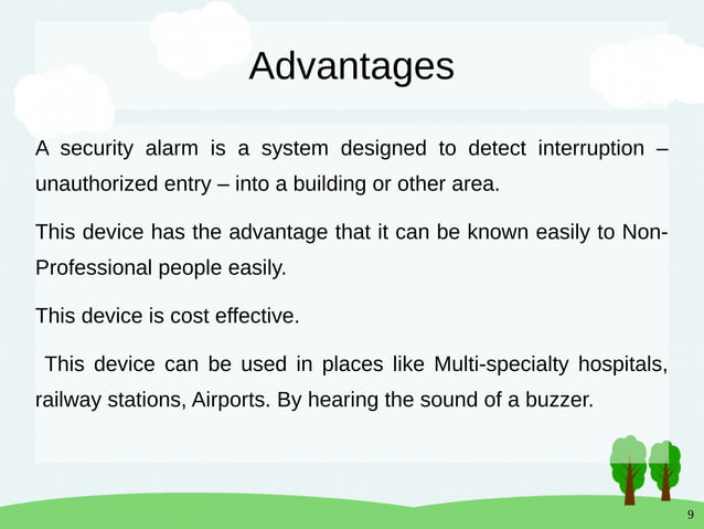 Ir based security alarm system | PDF | Consumer Electronics | Technology & Computing