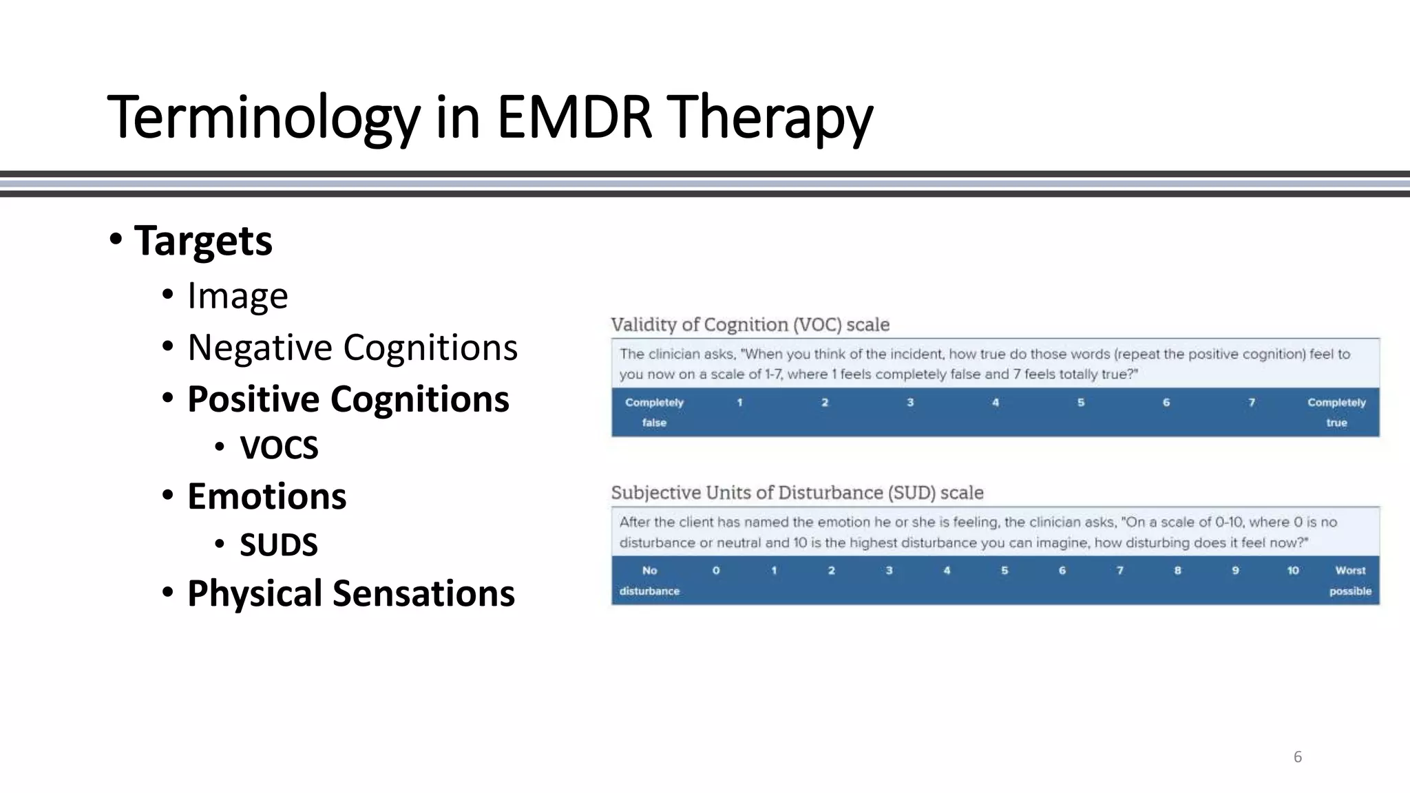 Eye Movement Desensitization and Reprocessing Therapy - EMDR | PPTX