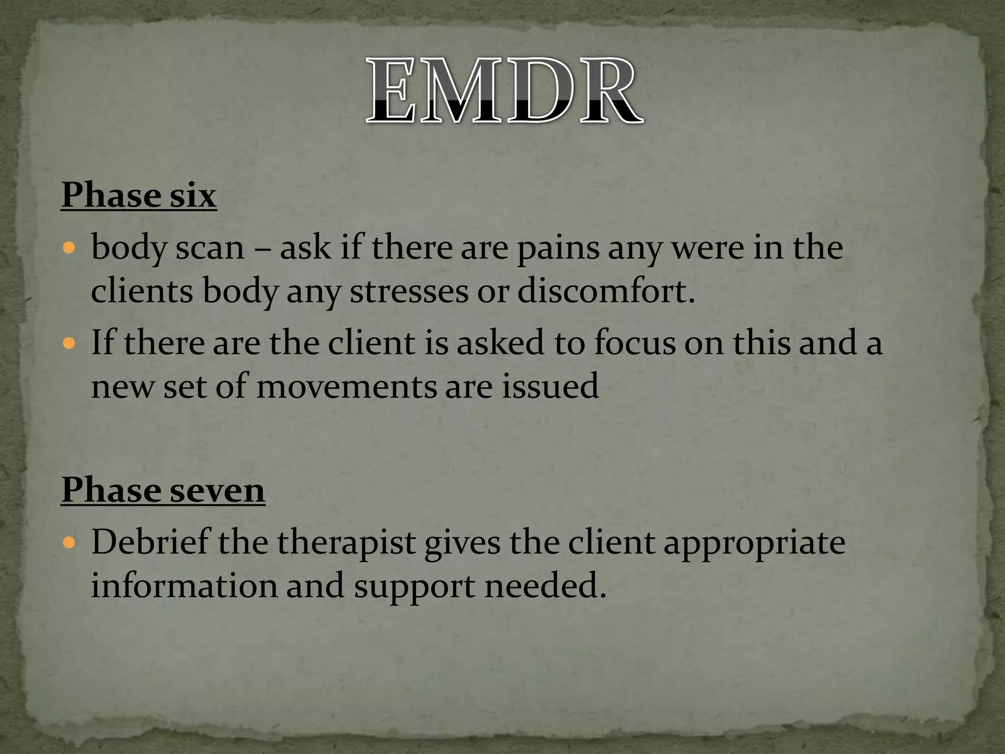 EMDR Powerpoint Presentation | PPTX