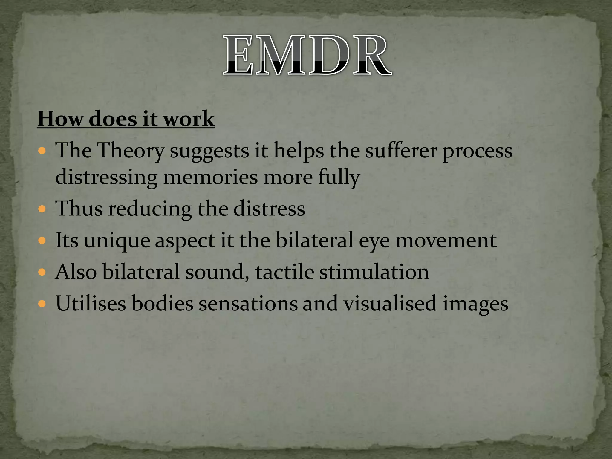 EMDR Powerpoint Presentation | PPTX