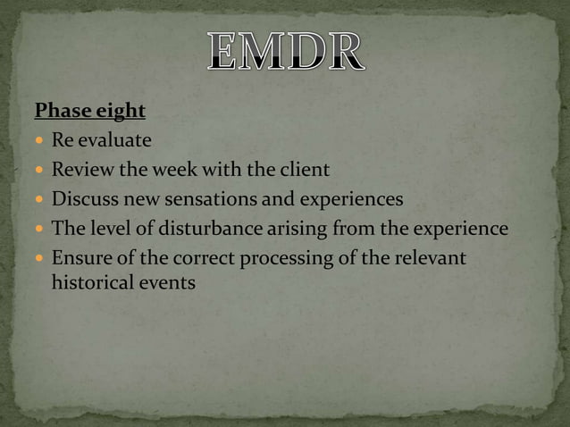 EMDR Powerpoint Presentation | PPTX | First Aid | Injuries