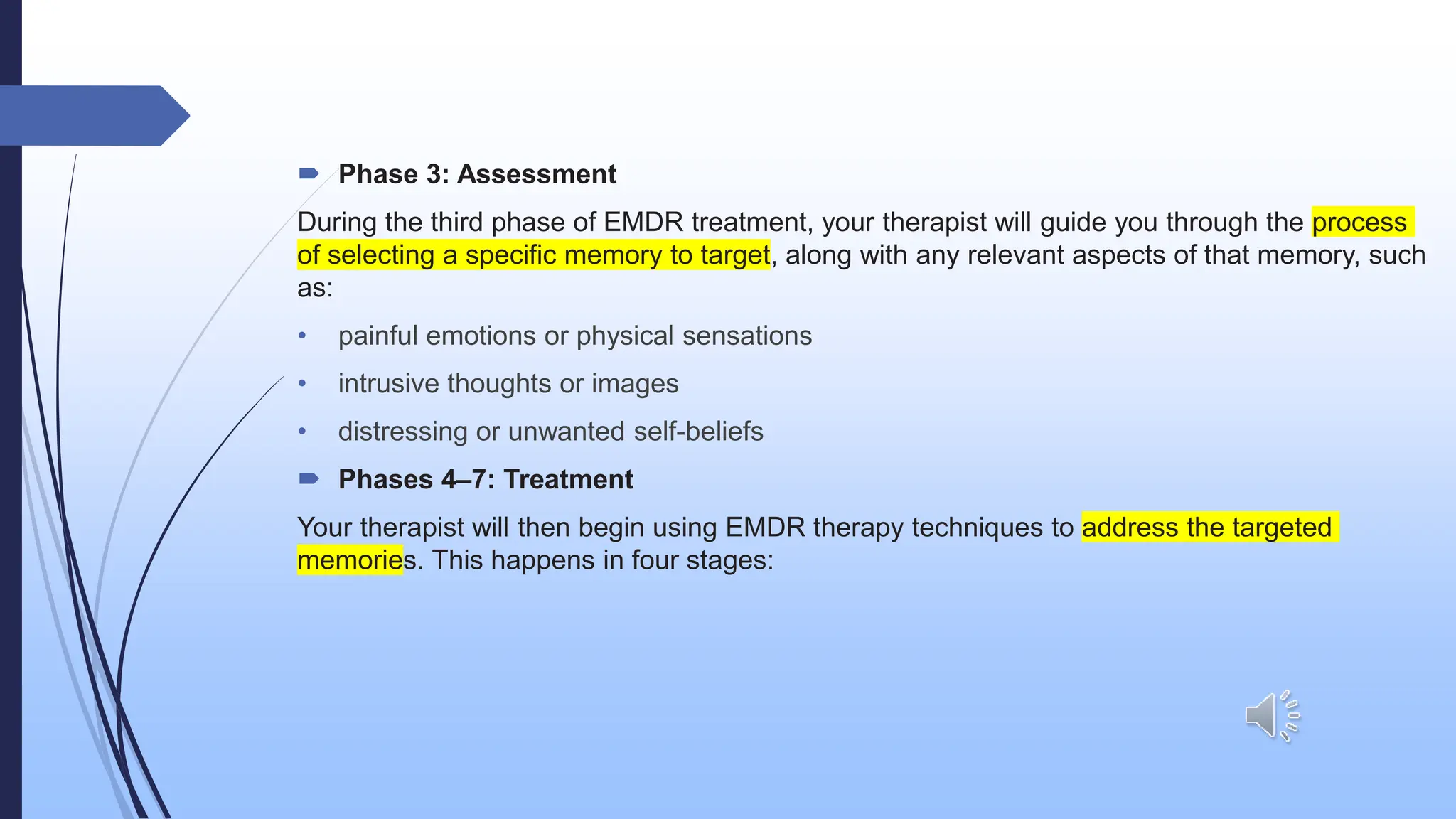 EMDR -EYE MOVEMENT DESENSITIZATION THERAPY | PPTX