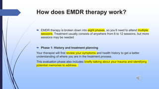EMDR -EYE MOVEMENT DESENSITIZATION THERAPY | PPTX