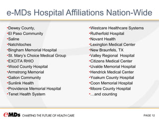 e-MDs Summary Overview | PPT