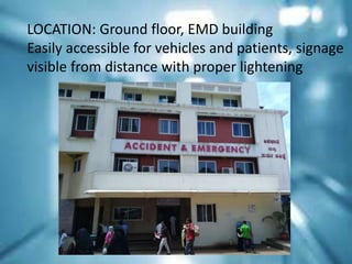 Accident & emergency Department | PPTX