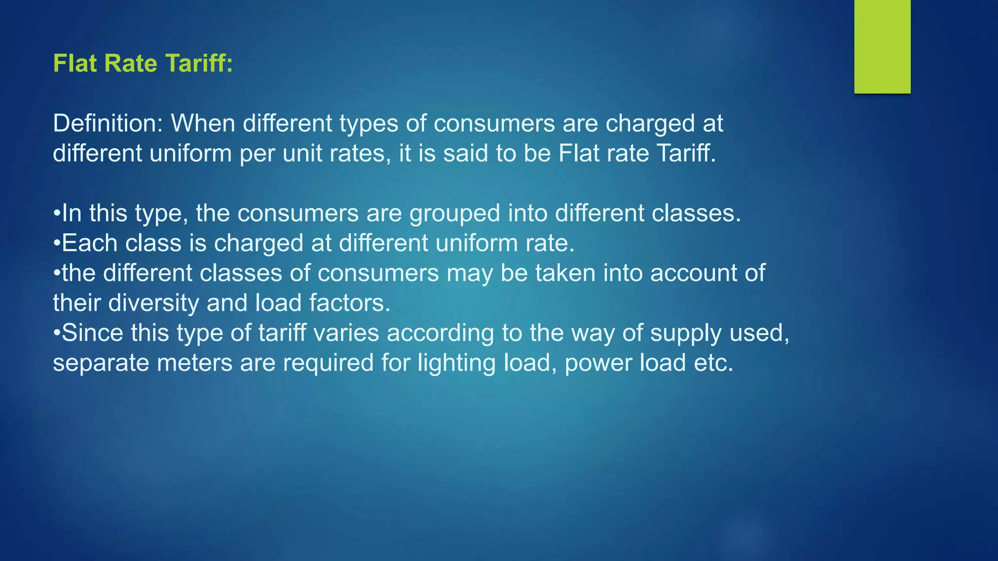Types of Tariffs | PPTX
