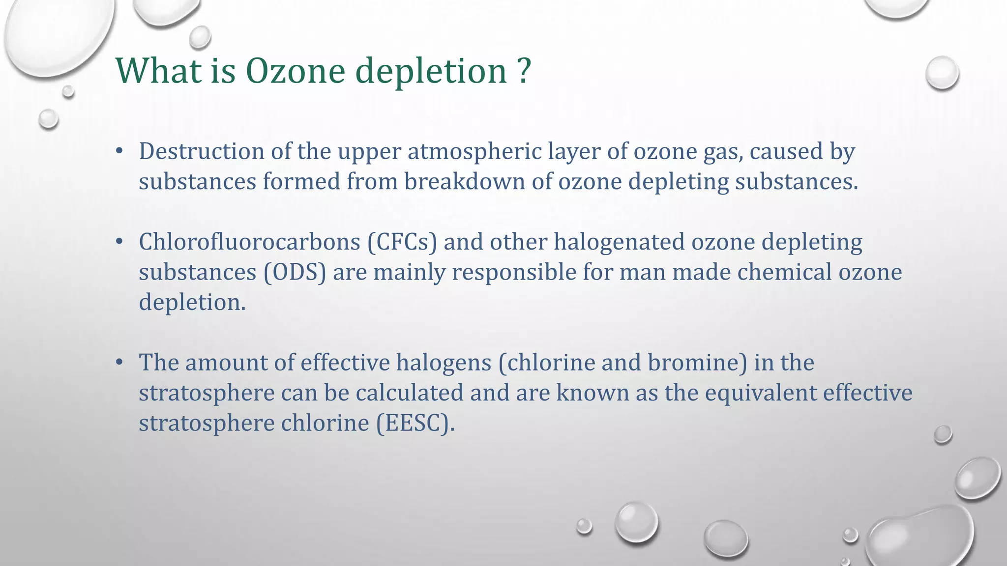 Elements of Mechanical Engineering (Global warming and Ozone depletion ...
