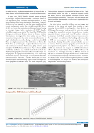 Numerical Modeling of Nano Bundle and Nano Rope-Reinforced Polymer Mechanical Properties ...