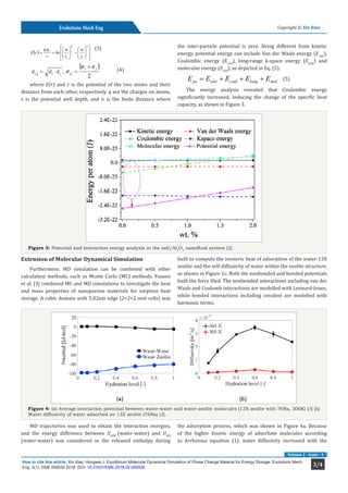 Equilibrium Molecular Dynamical Simulation of Phase Change Material for Energy Storage | PDF
