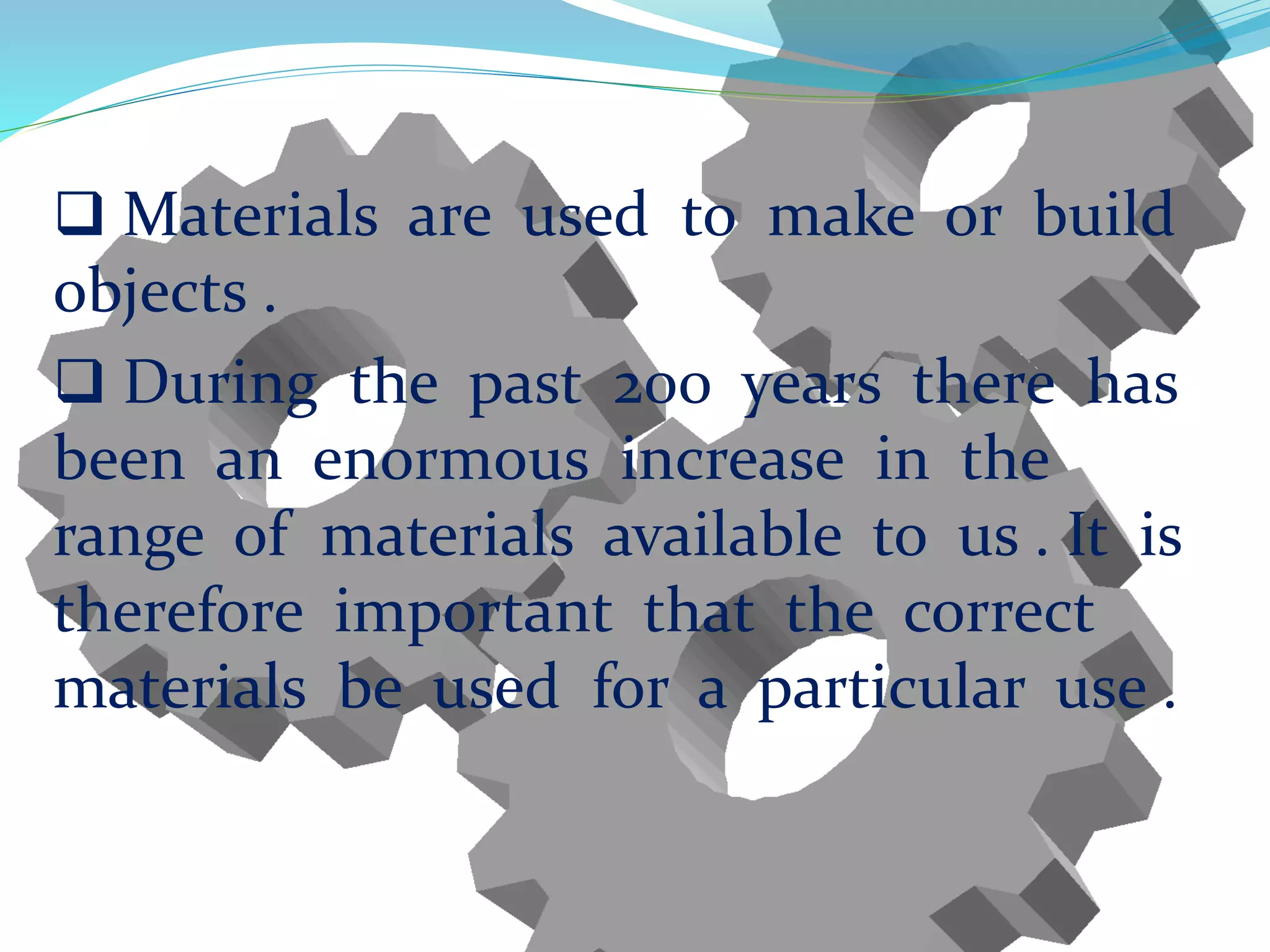 Eme engineering materials | PPTX