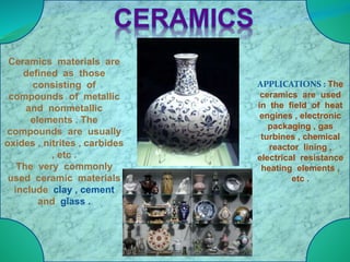 Eme engineering materials | PPTX