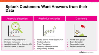 Splunk Artificial Intelligence & Machine Learning Webinar | PDF
