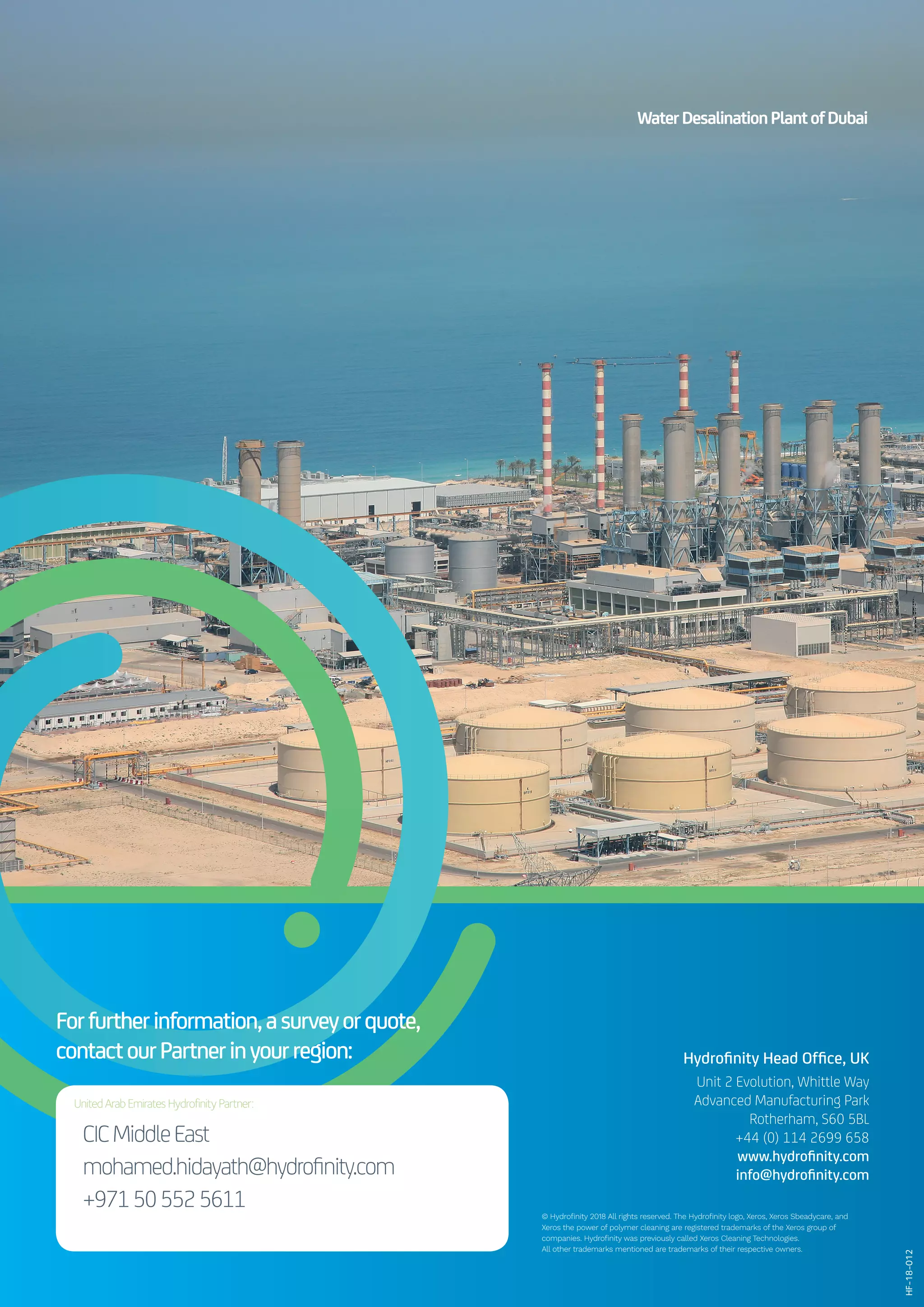 Hydrofinity UAE Hospitality Brochure | PDF