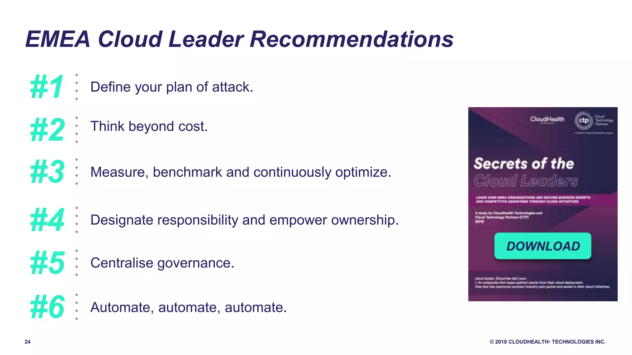 EMEA cloud leaders reveal best practices | PPT