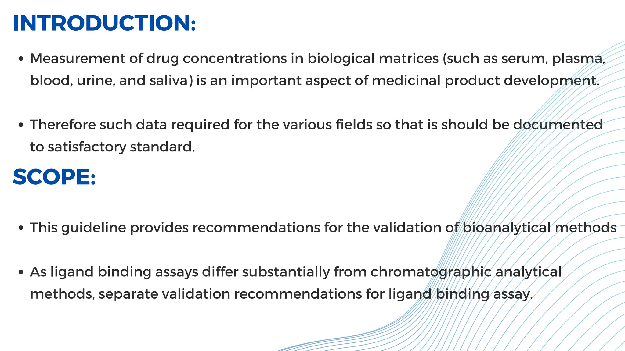EMEA guidelines in modern bio-analytical techniques | PDF