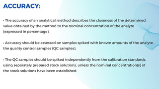 EMEA guidelines in modern bio-analytical techniques | PDF