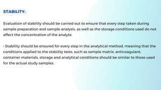 EMEA guidelines in modern bio-analytical techniques | PDF