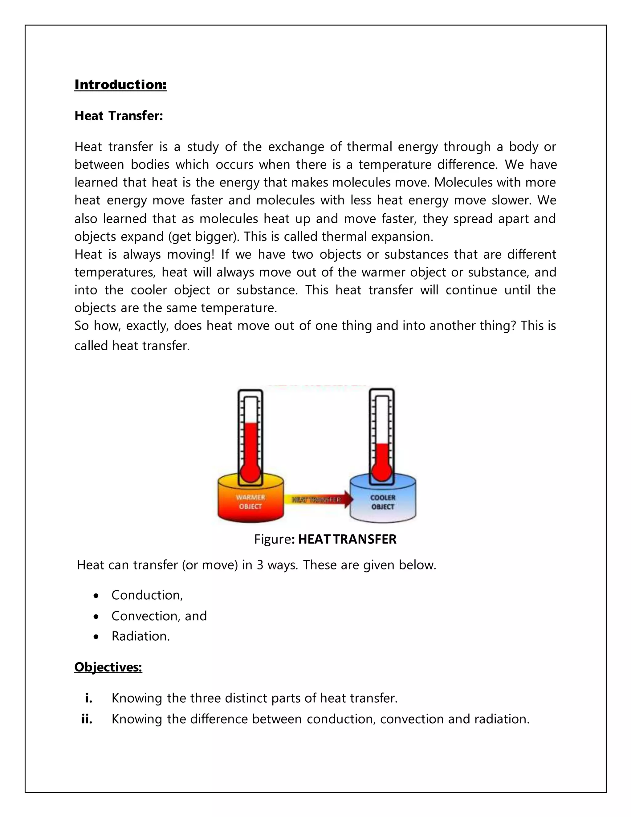 Study on Heat Transfer | DOCX
