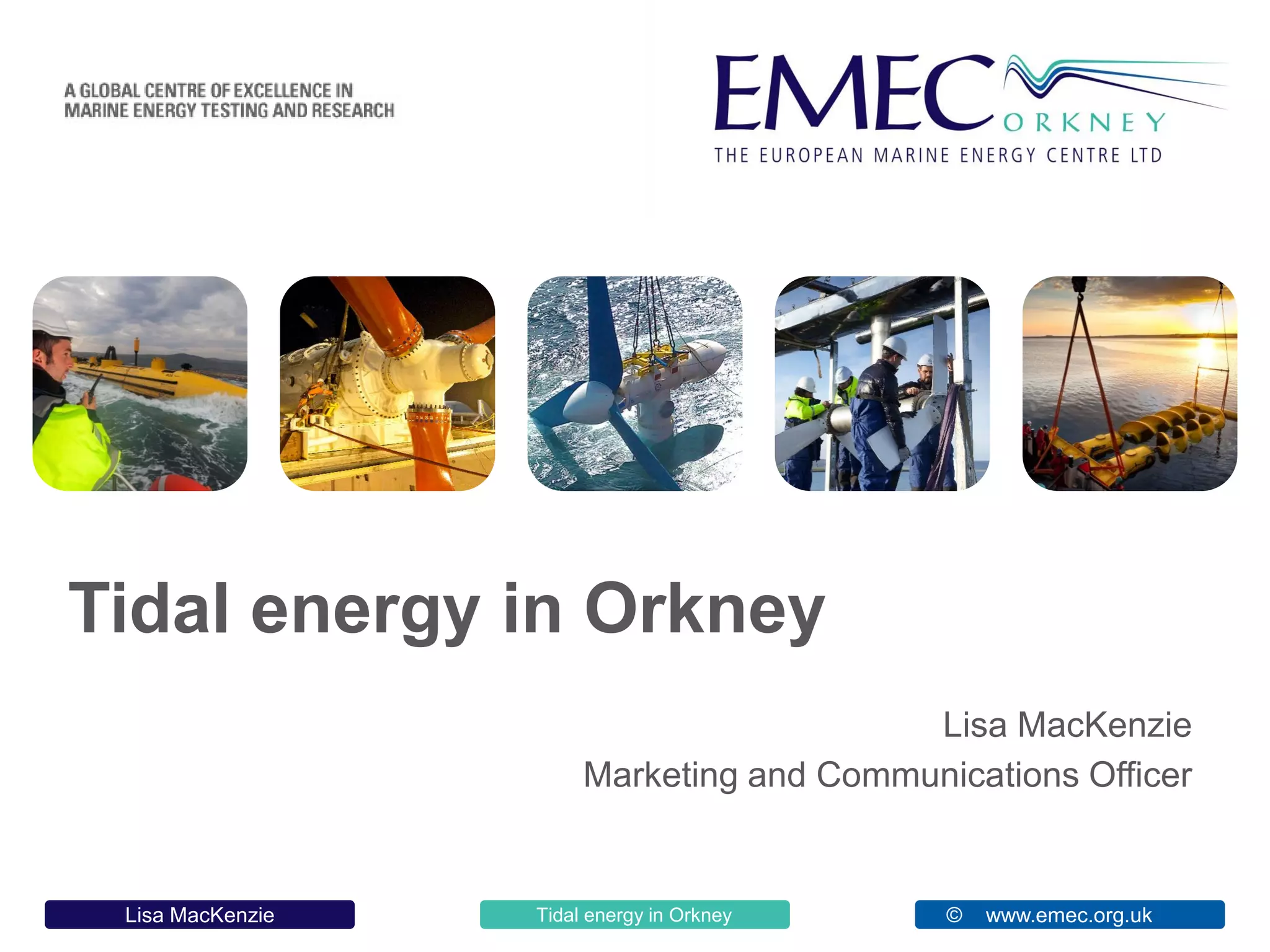 Painel 1 – Tidal Energy in Orkney | PDF