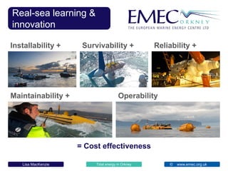 Painel 1 – Tidal Energy in Orkney | PDF