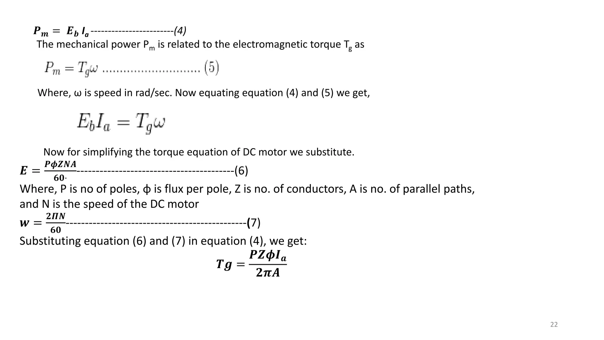 Elecromechnical conversion & Rotating machines | PPT