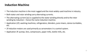 Elecromechnical conversion & Rotating machines | PPTX