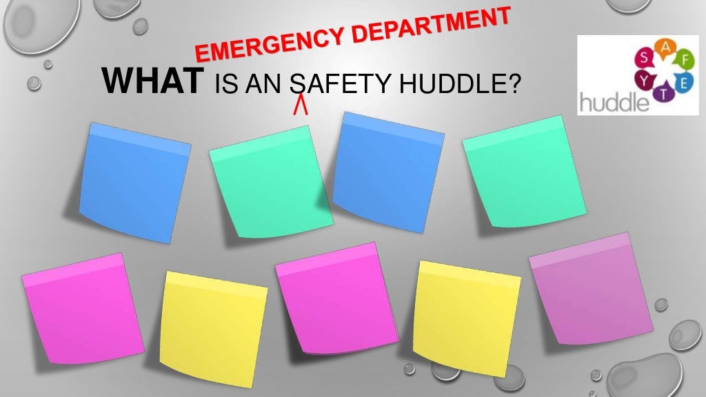 East Midlands Emergency Department Safety Huddle Collaborative (May 2…