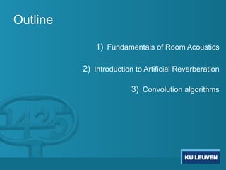 E media seminar 20_12_2017_artificial_reverberation | PPT