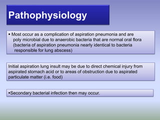 Lung Abscess 2010 | PPTX