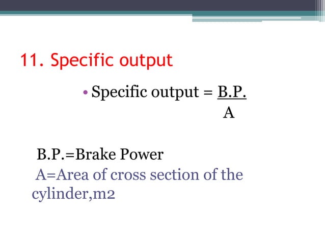 Formula of IC Engine | PPTX | Physics | Science