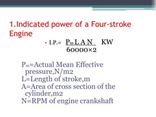Formula of IC Engine | PPTX