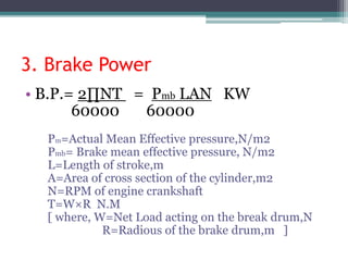 Formula of IC Engine | PPTX