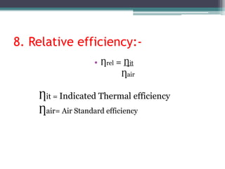 Formula of IC Engine | PPTX