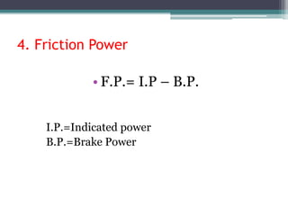 Formula of IC Engine | PPTX