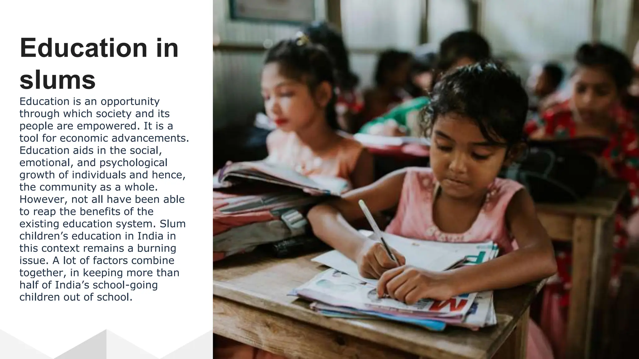 Life of people in Slums presentation tex | PPTX